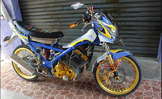 Kumpulan Modifikasi Satria FU Full AirBrush - Seputar Satria