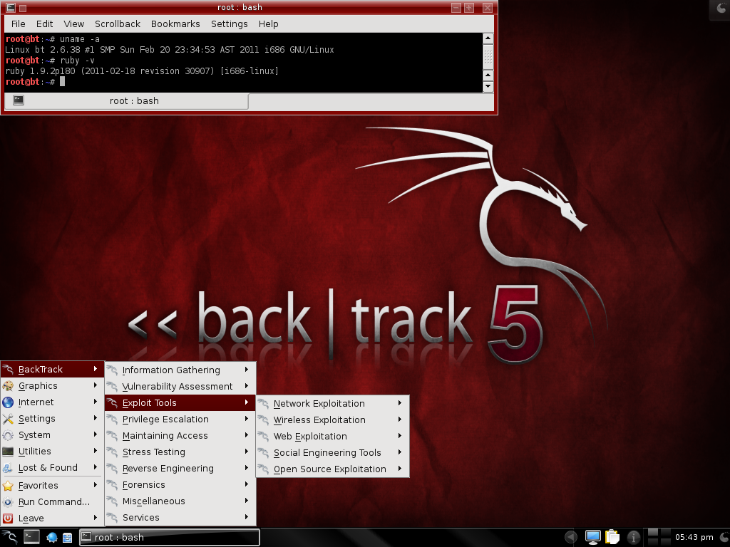 Tutoriales de Backtrack 5