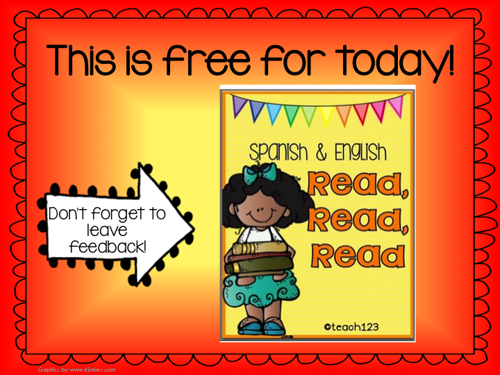 Read, Read, Read - freebie | Teach123