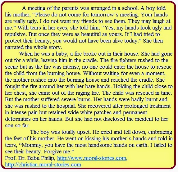 Moral Stories: Handsome Hands