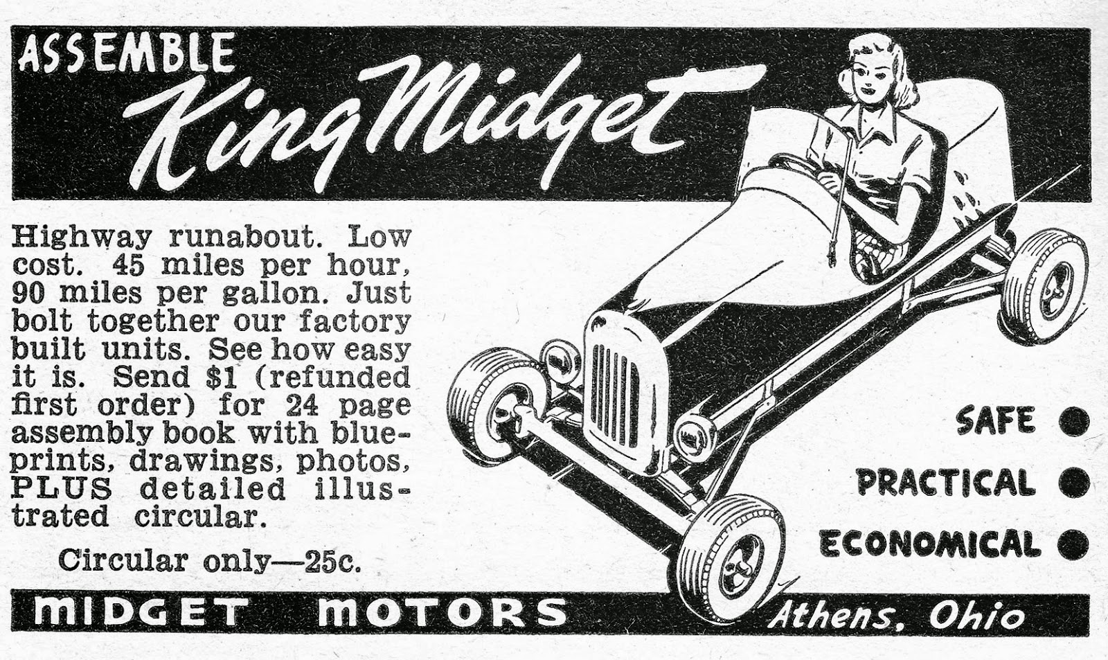 Progress is fine, but it's gone on for too long.: King Midget 1950