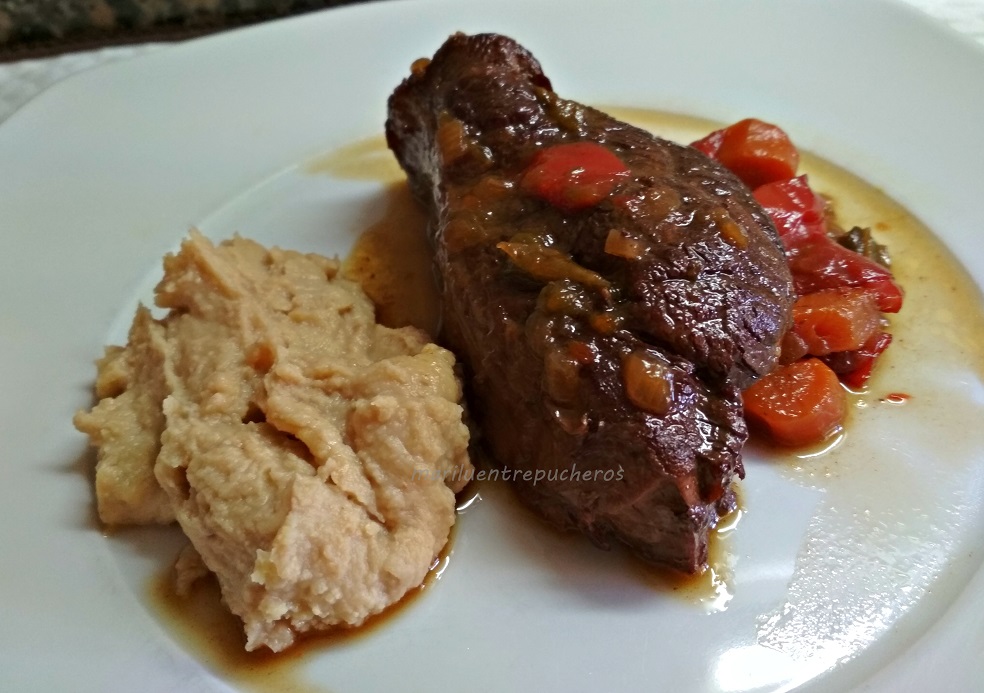Marilú Entre Pucheros: JARRETE DE TERNERA CON PURÉ DE CASTAÑAS