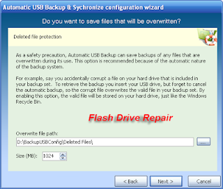 How to automatically backup usb flash drive ? - Flash Drive Repair
