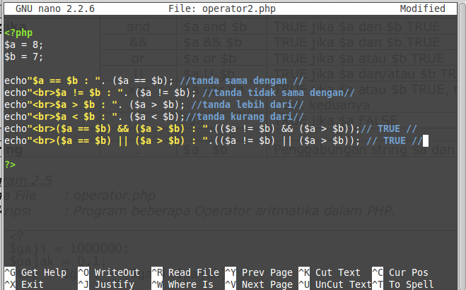 Struktur Dasar PHP dan Struktur Kondisi PHP ~ Achmad Sulthoni BLC Telkom Klaten