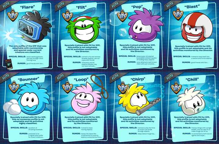 Conquistando no Club Penguin: Saiba TUDO sobre Puffles de Elite