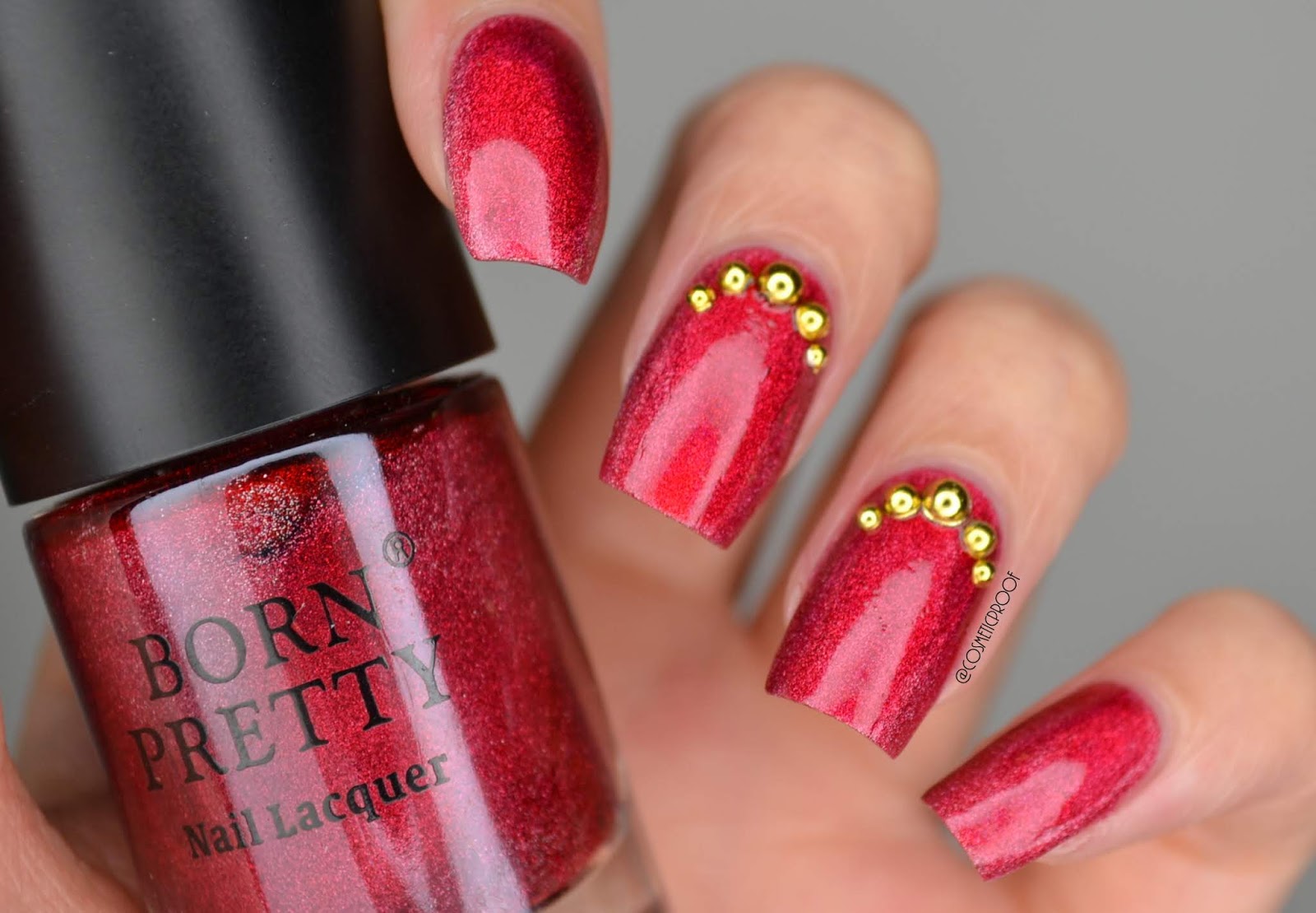 NAILS | Oooh! It's a Red Holo! #ManiMonday | Cosmetic Proof | Vancouver ...