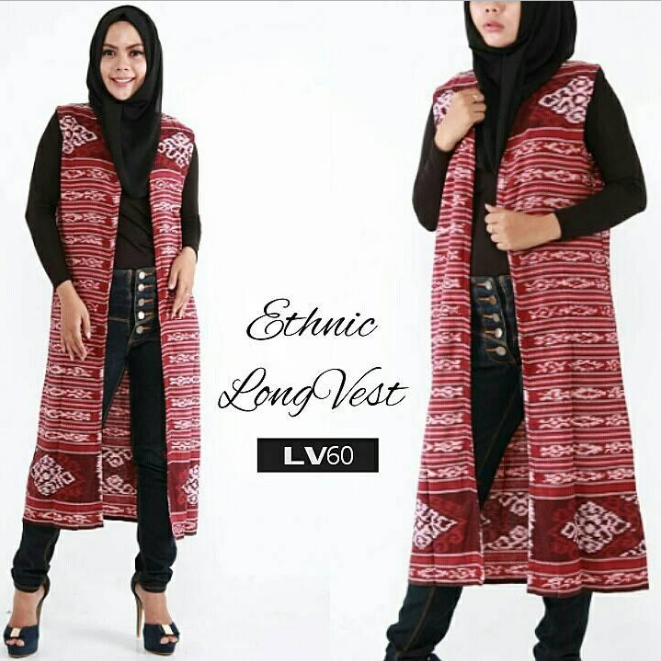 Konsep 35+ Model Outer Batik Panjang