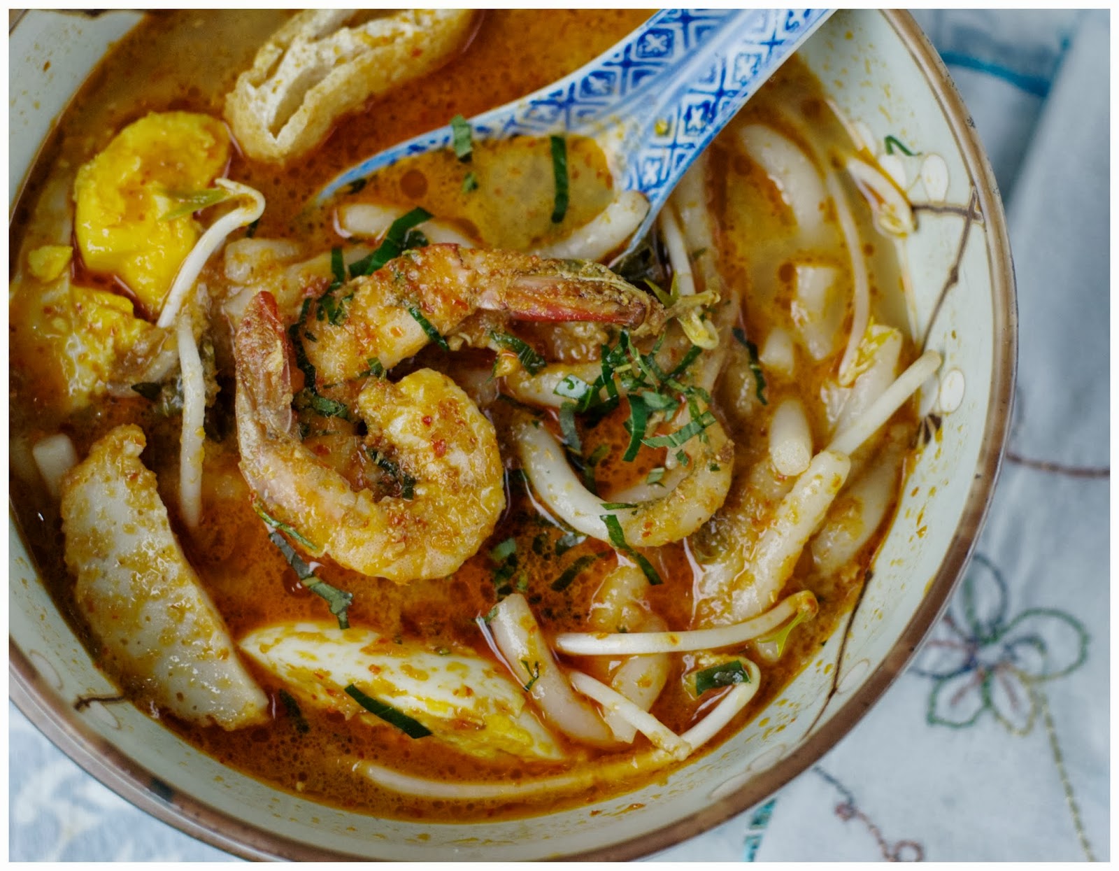 Indonesian Medan Food: Laksa Singapore / Singapore Laksa