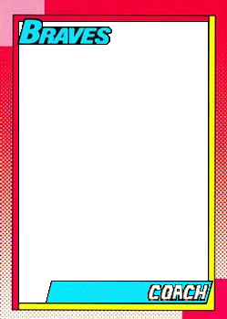 Topps Cards that Never Were: Templates 1989-2001