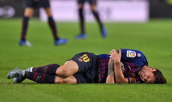 Messi suffers arm injury during La Liga game against Sevilla