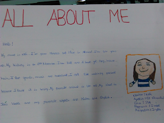 English Web 2.0: PROJECTS DE 5º: ALL ABOUT ME - MY FAVOURITE STAR