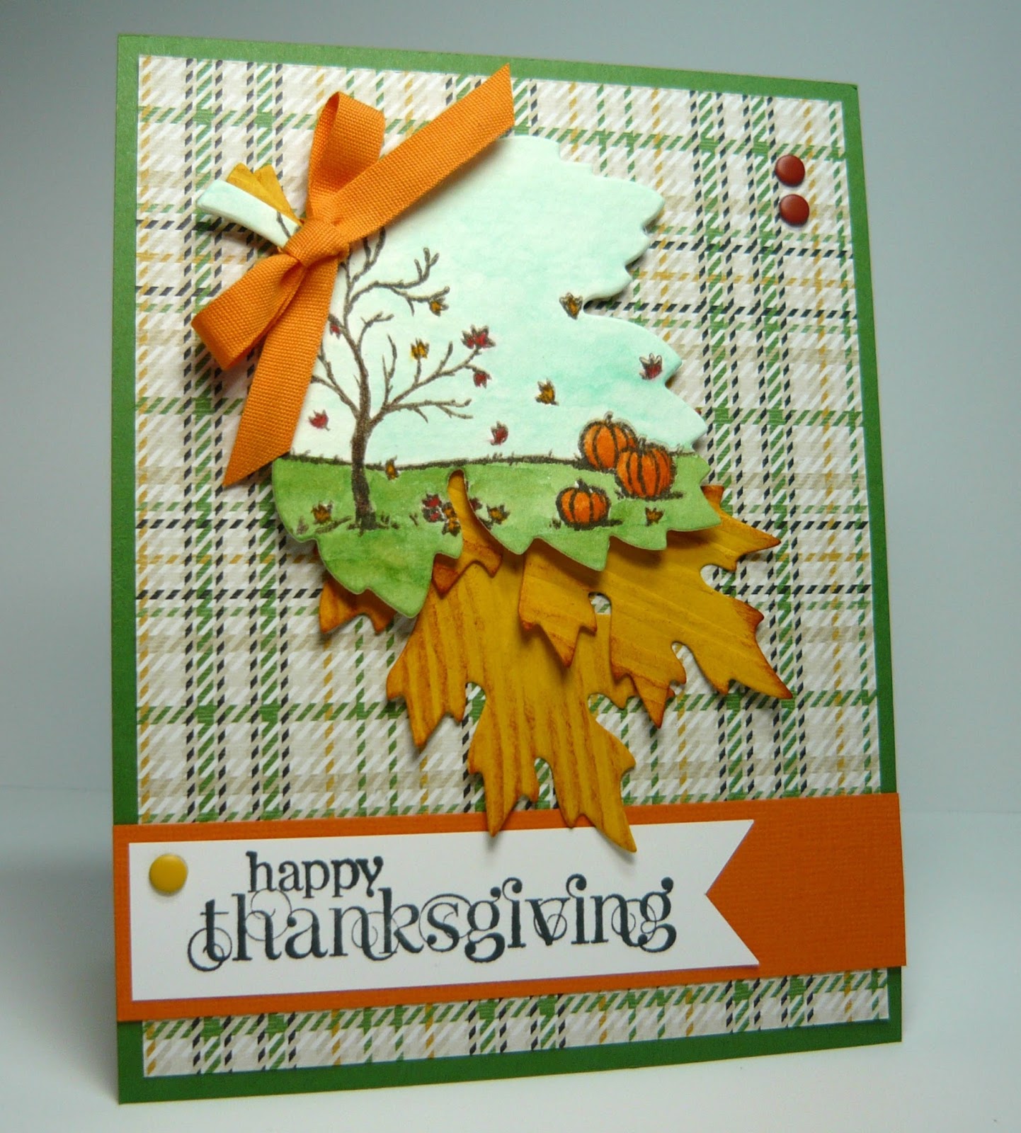 Perry Papercrafts: Leaf Scene