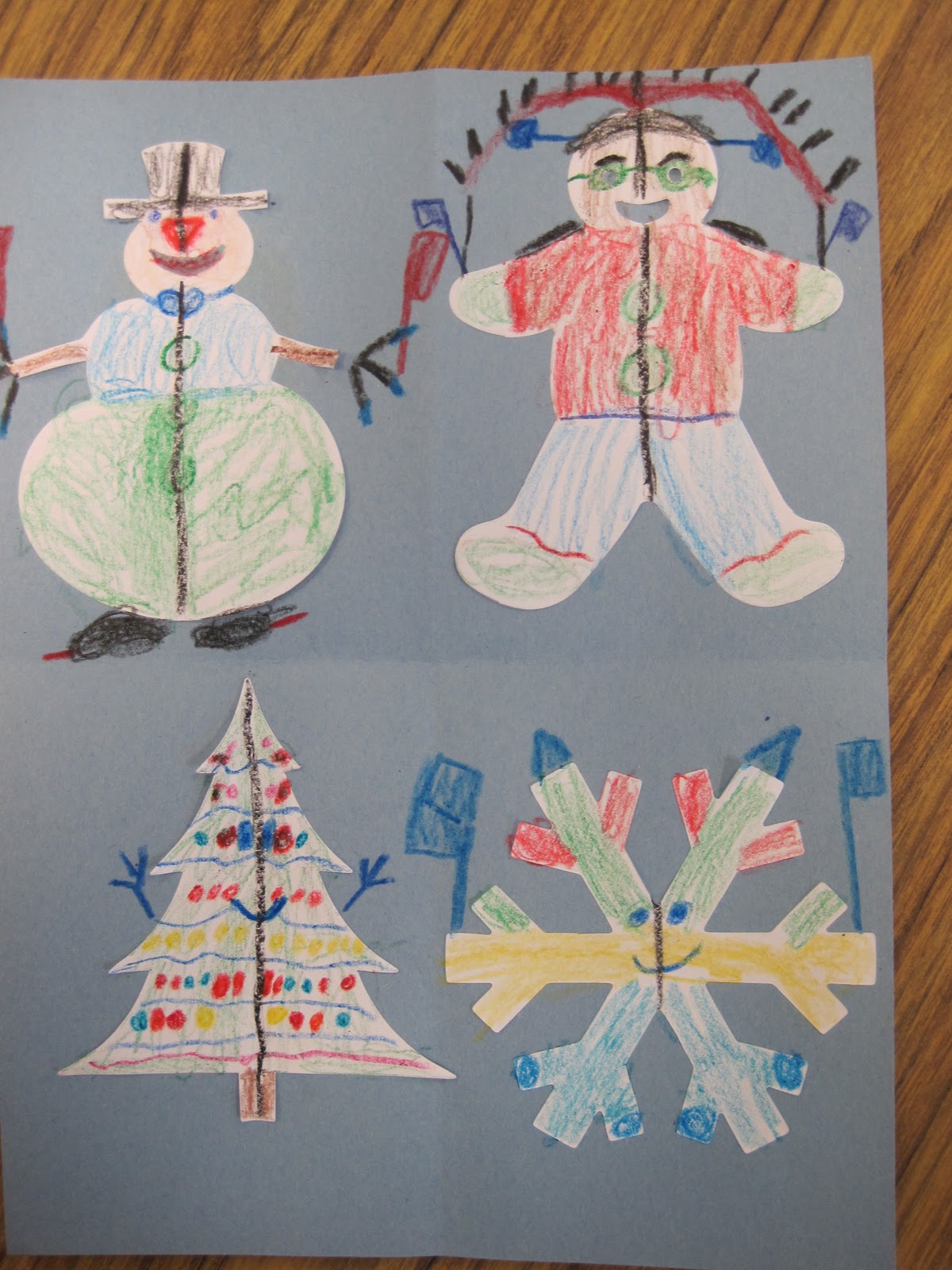 Savvy Second Graders: Christmas Symmetry