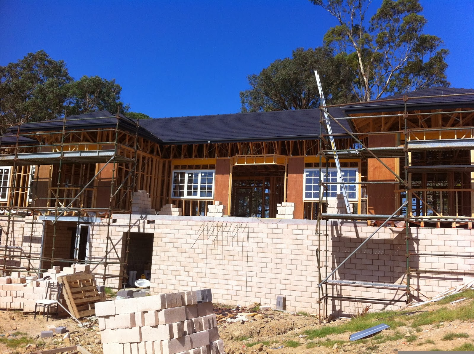 New home build with timbercrete