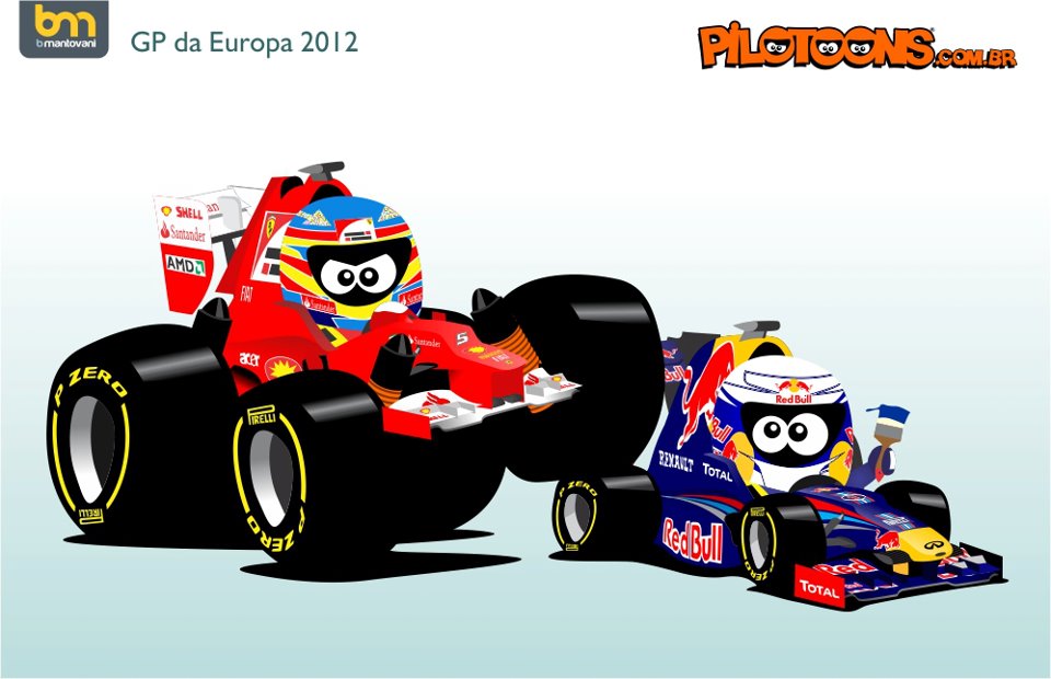 Continental Circus: Formula 1 em Cartoons - Valencia (Pilotoons)