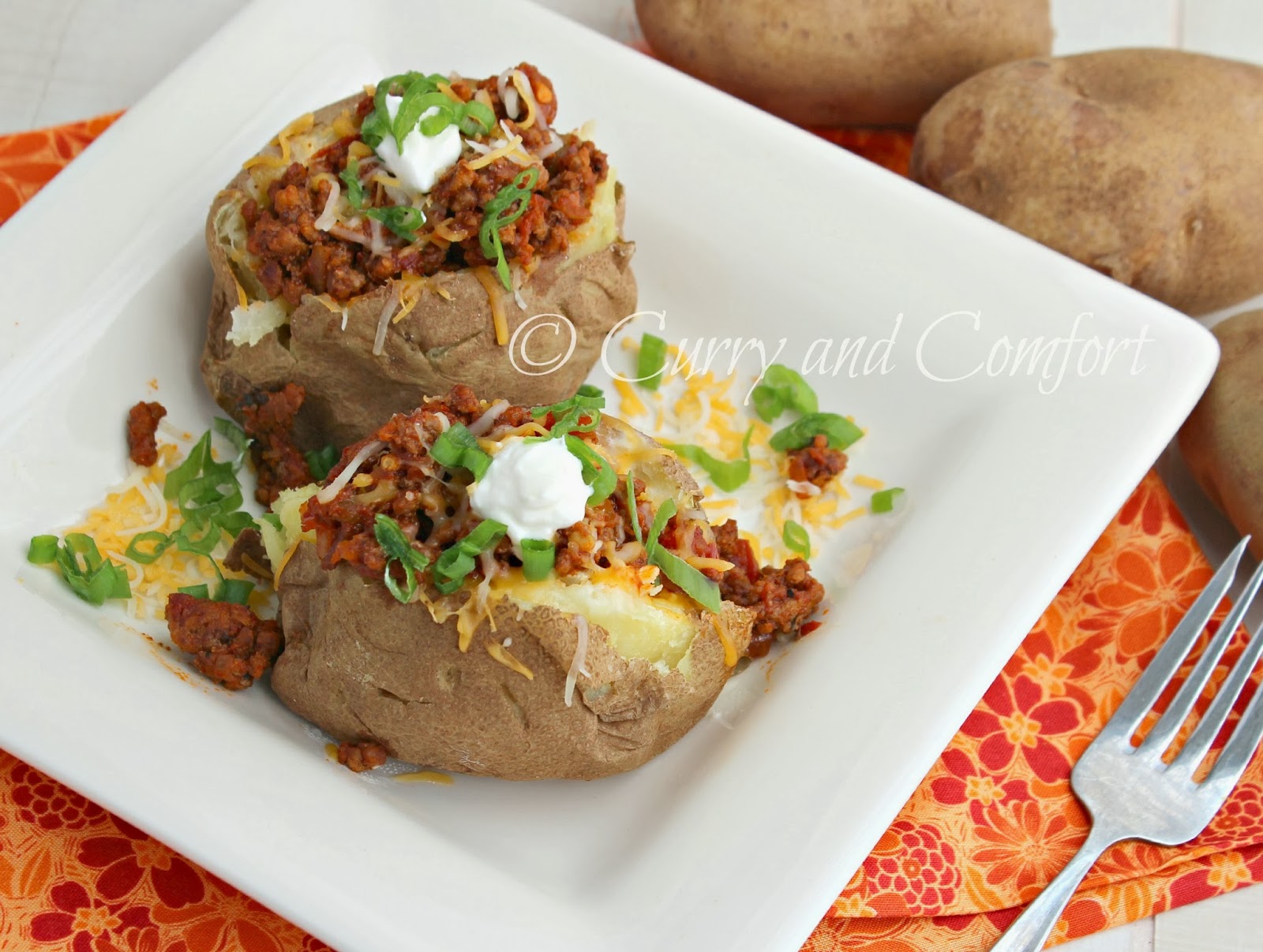 Kitchen Simmer: Taco Stuffed "Baked" Potato