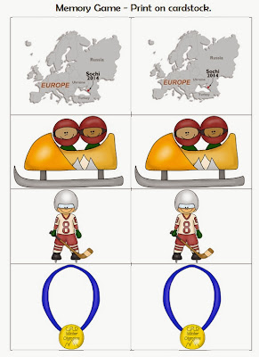 City Teacher Goes Country: Winter Olympics FREEBIE!