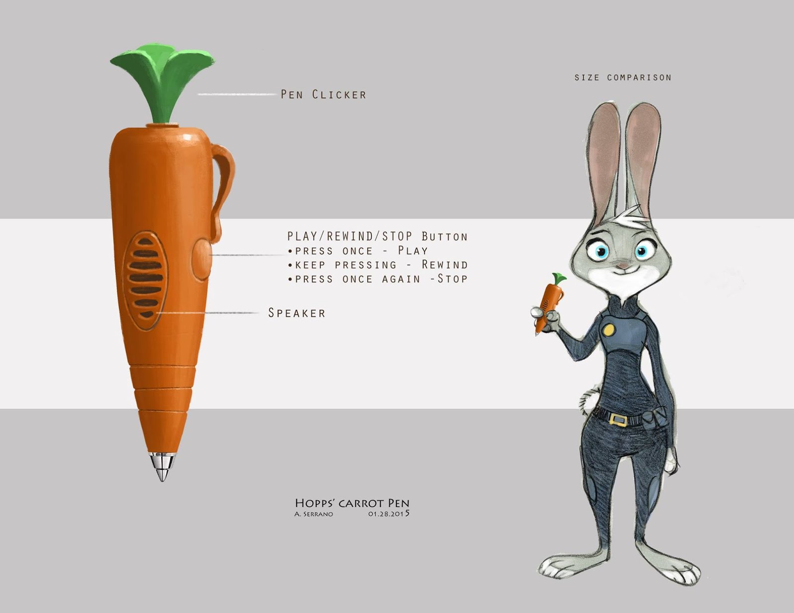 A R M A N D S E R R A N O: ZOOTOPIA Post 3: The Carrot Pen
