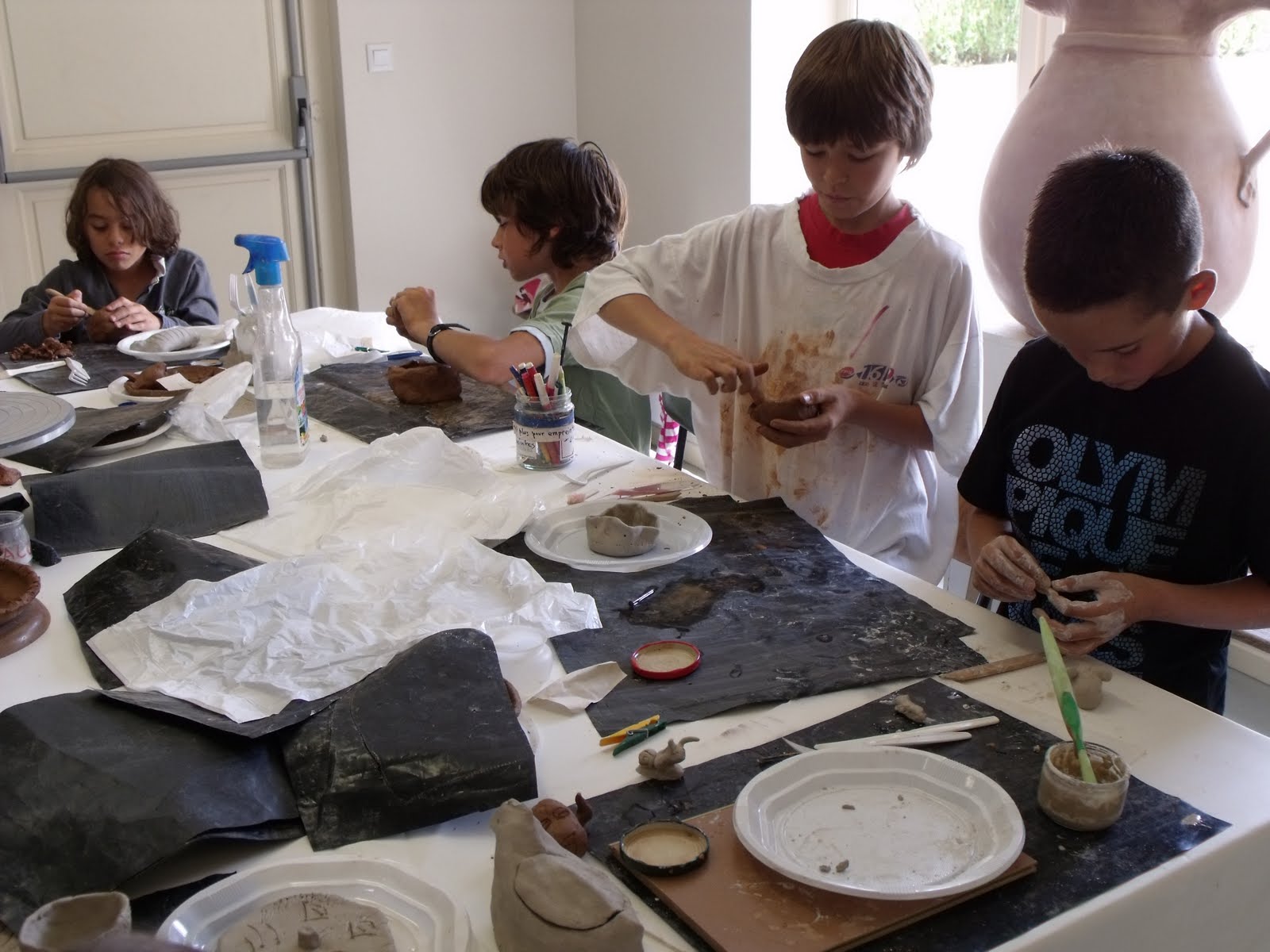 Nibelle et Baudouin: Stage de poterie pour enfants...