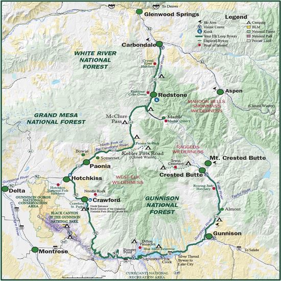 Mille Fiori Favoriti: West Elk Loop Scenic Byway and Kebler Pass