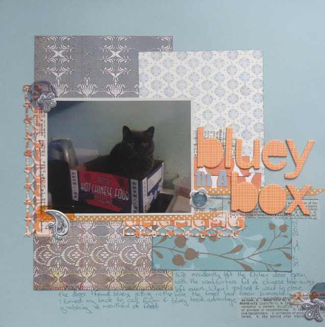 .K's crafty corner.: Scrapbooking: Bluey in a box
