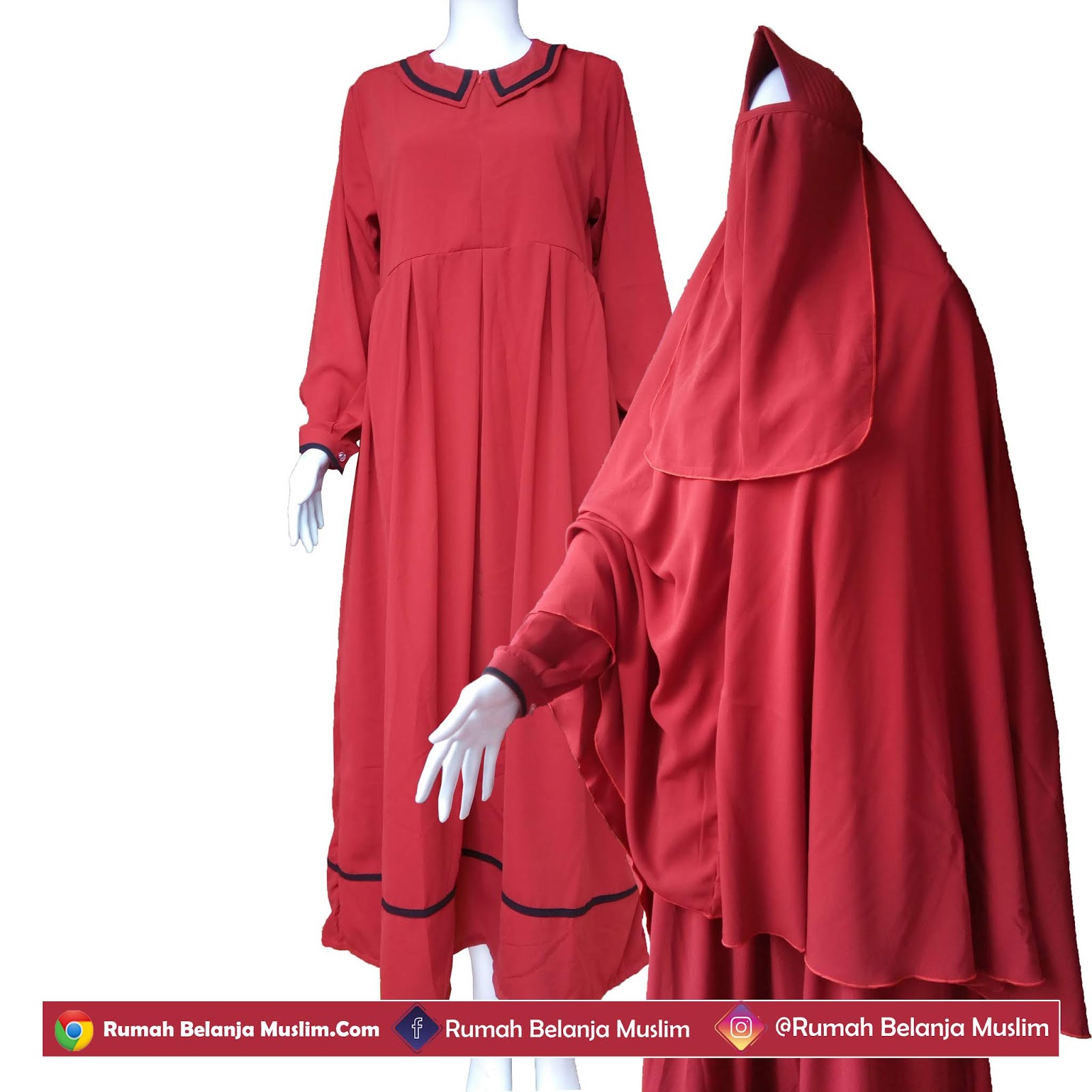 RUMAH BELANJA MUSLIM: Gamis Akhwat | Gamis Muslimah | Set Gamis Syar'i ...