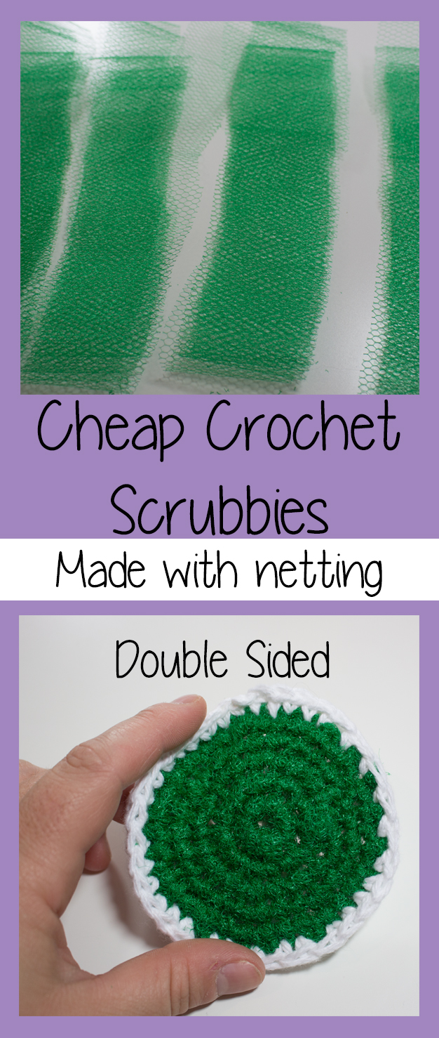 Scrubby made out of netting - Double sided scrubby - Charmed By Ashley