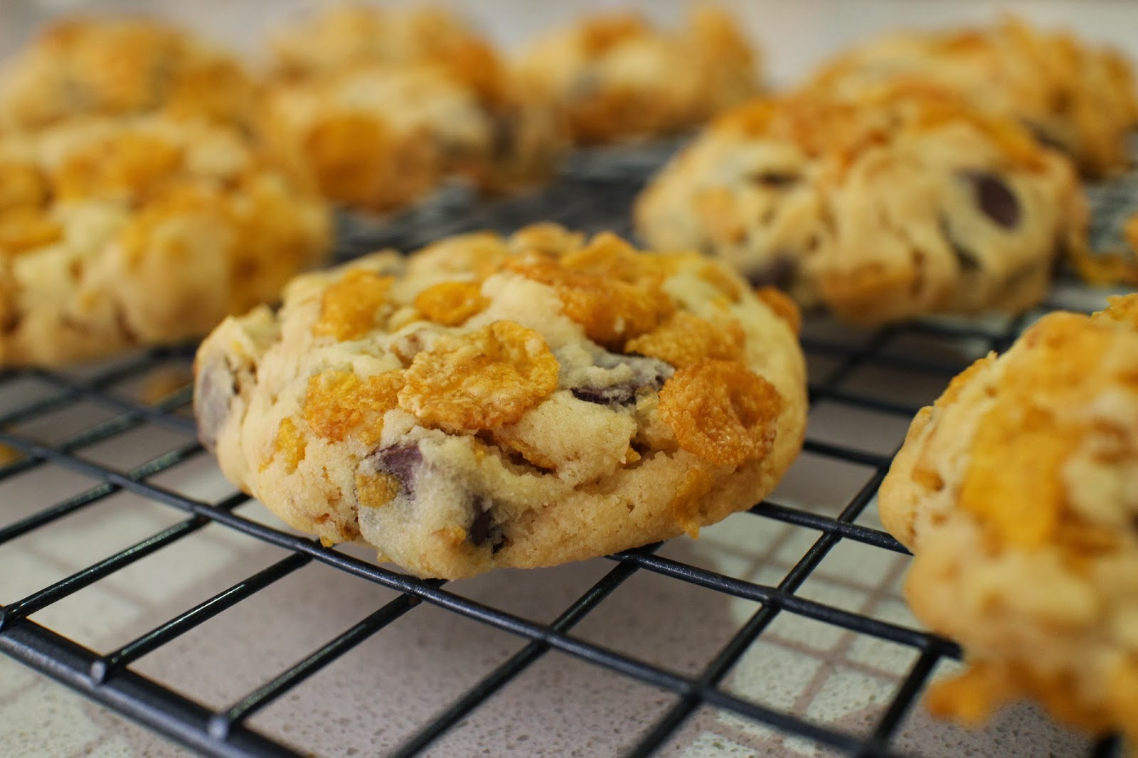 Chocolate Cornflake Cookies