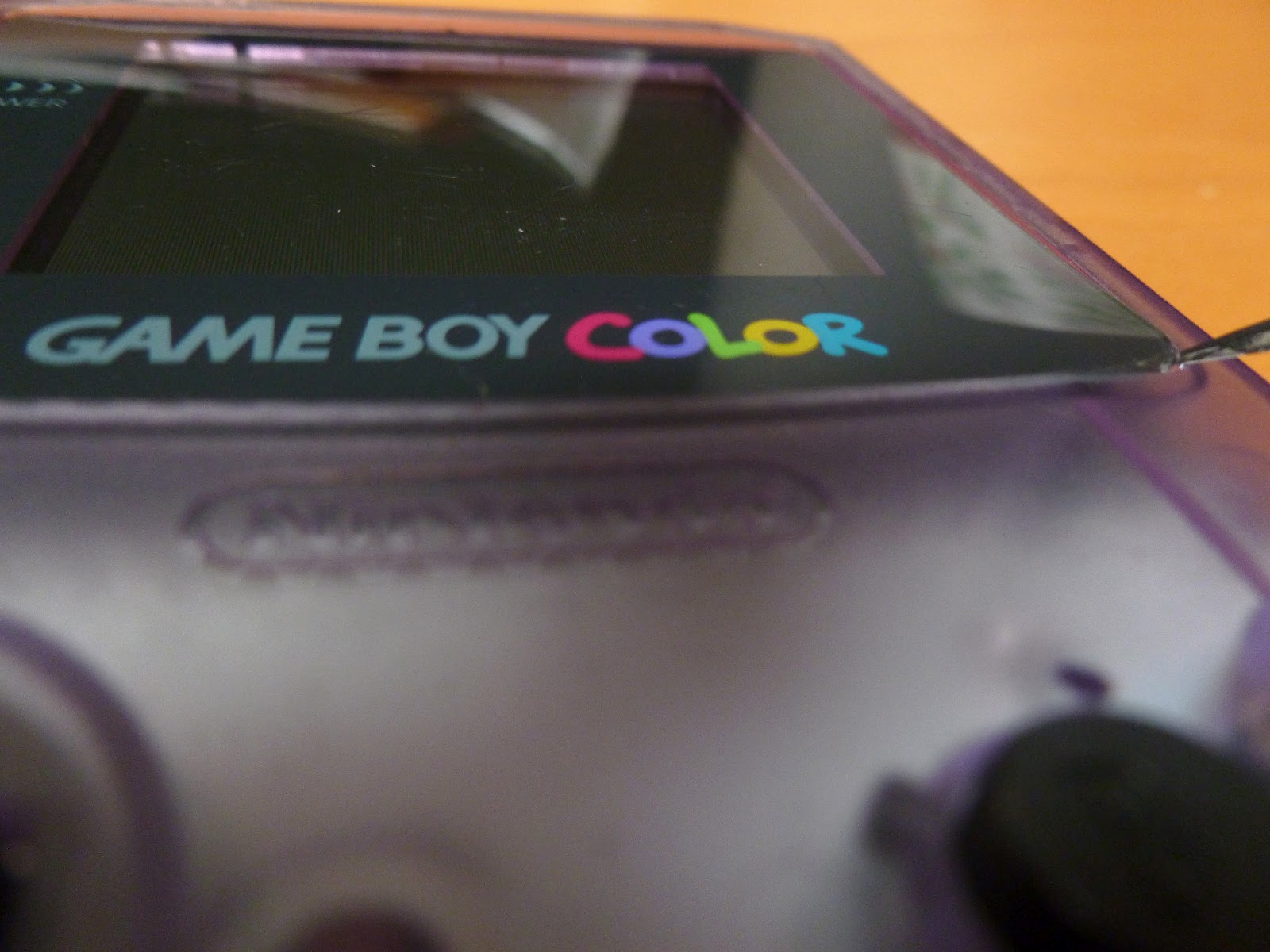 Love Without Anger: How to replace a Game Boy Color screen cover