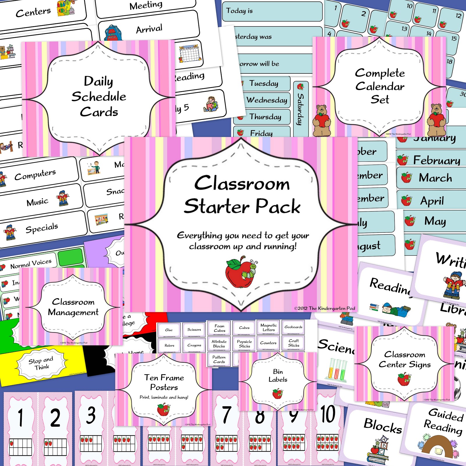 The Kindergarten Pod: Time to Organize