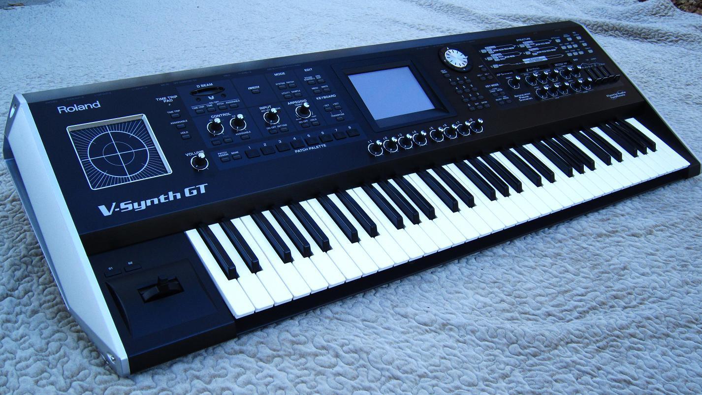 MATRIXSYNTH: Roland V-Synth GT Elastic Synthesizer Keyboard w/ Version ...