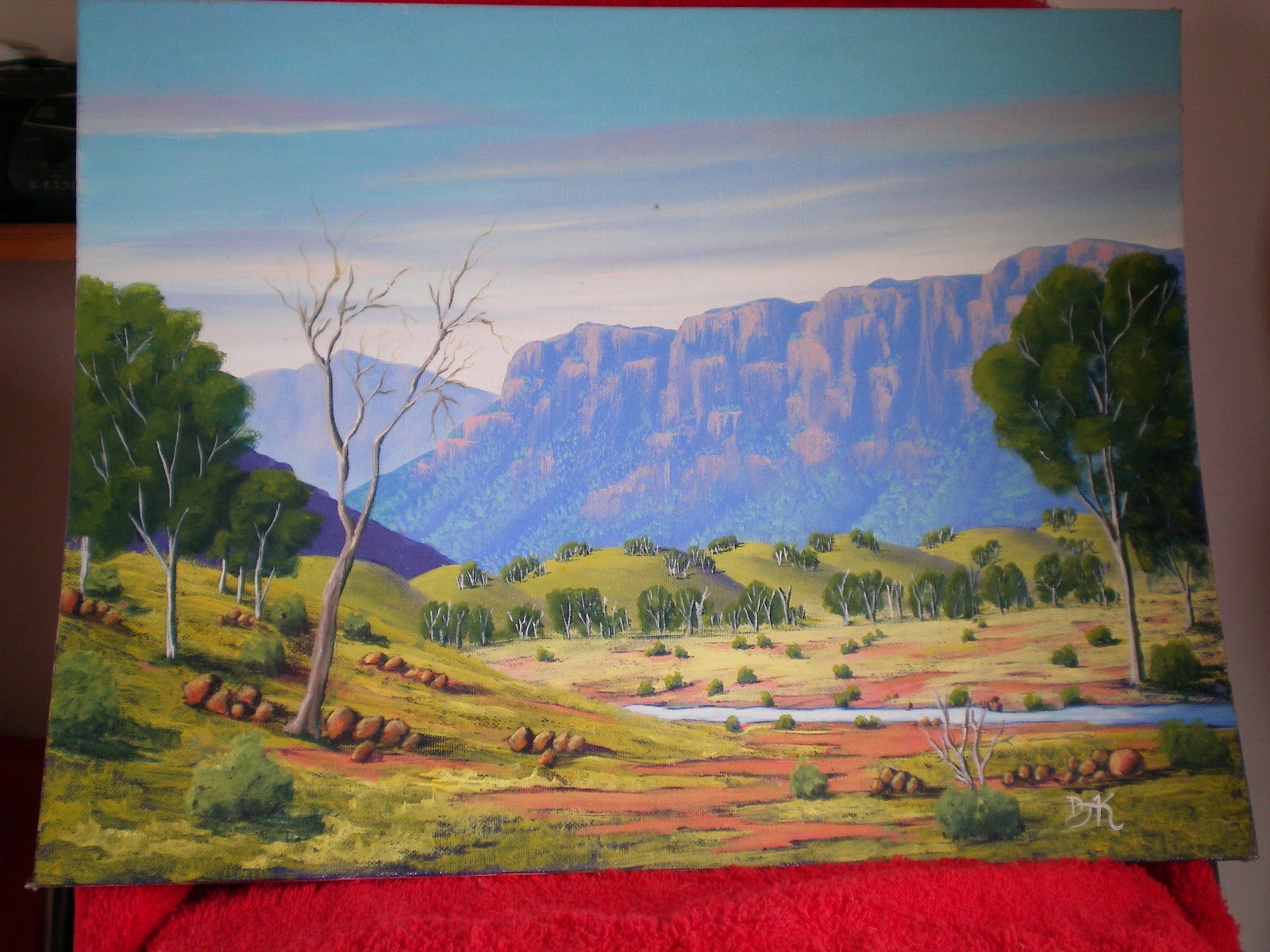 DJ's World: Australian outback scenes.