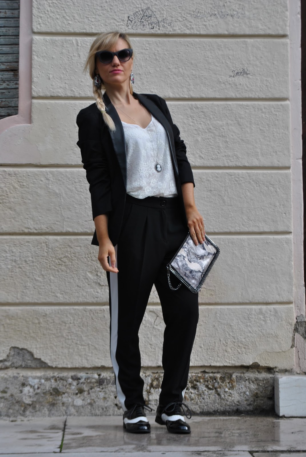 Color-Block By FelyM.: OUTFIT: MANNISH STYLE - UN TOTAL LOOK BIANCO E ...