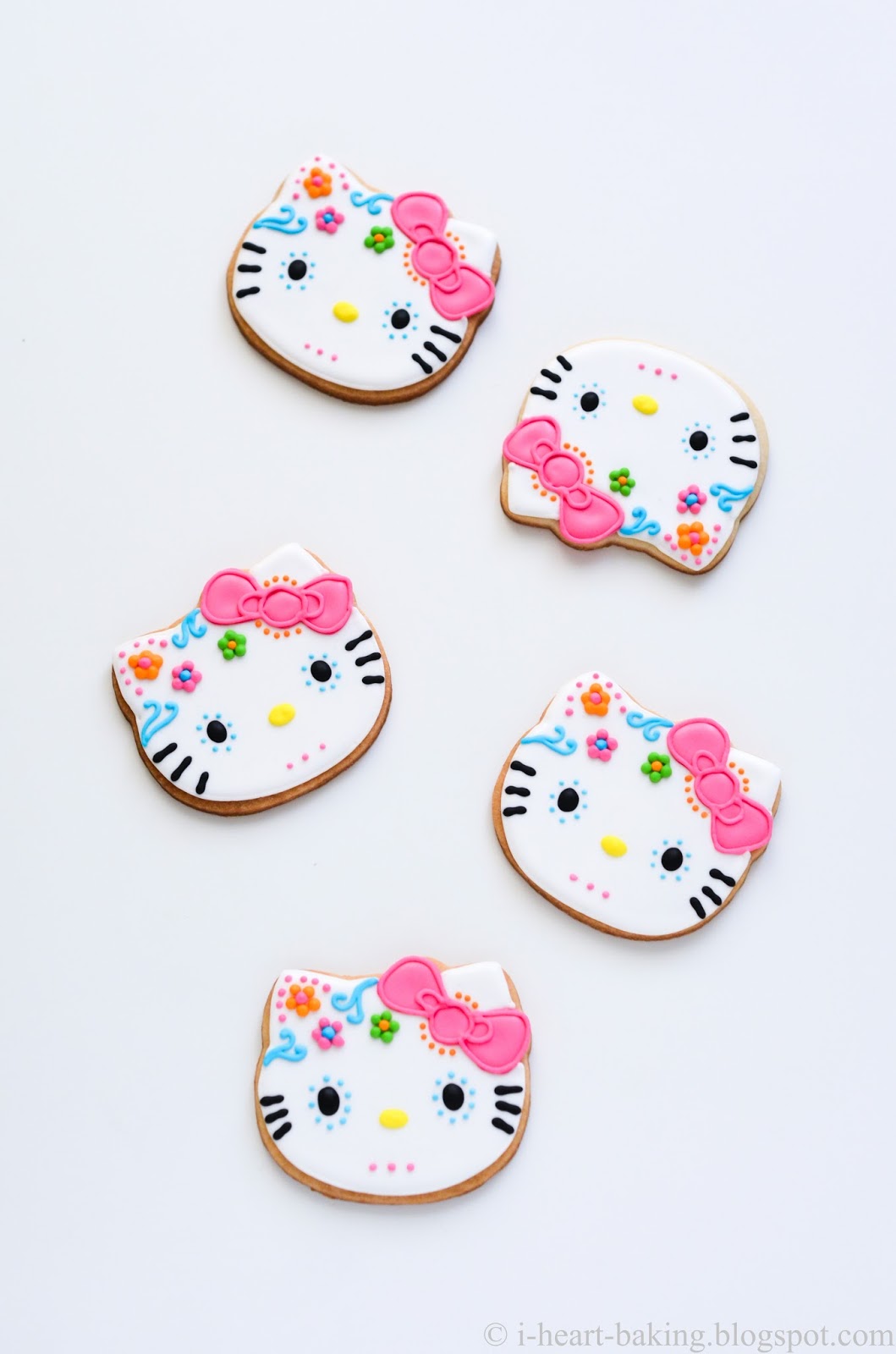 i heart baking!: hello kitty dia de los muertos sugar skull cookies