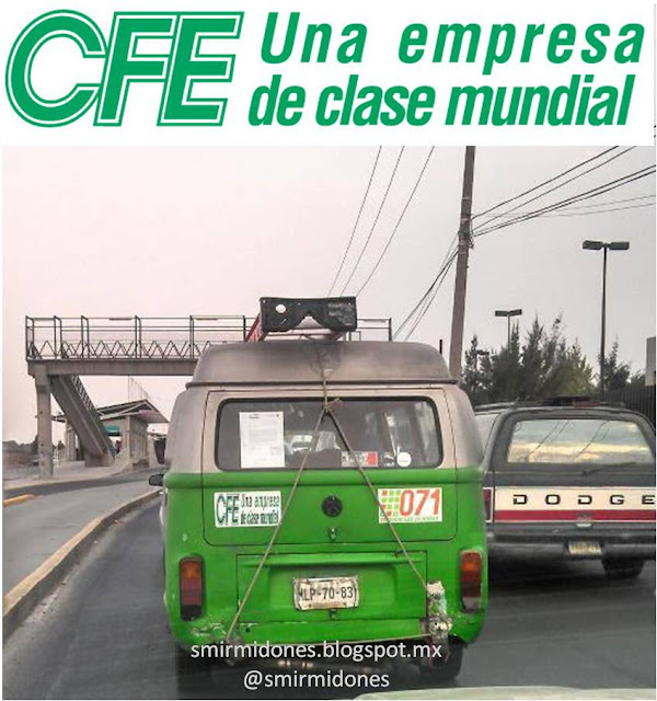smirmidones: La clase mundial de #CFE en imágenes