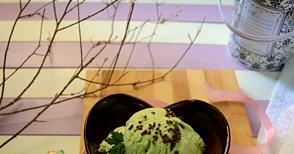 Matcha Ice Cream | Dapur Comel Selma
