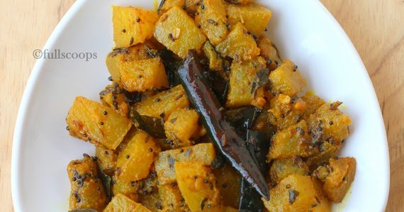 Poosanikai Poriyal | White Pumpkin Stir Fry ~ Full Scoops - A food blog ...