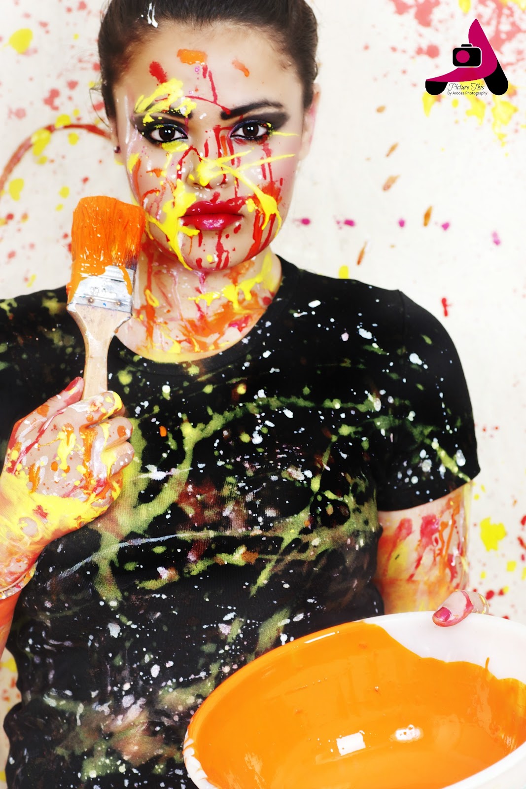 Picture This by Aroosiee Photography: Paint Splatter Shoot Continued