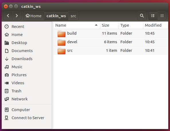 ROSTHAI สร้างหุ่นยนต์ด้วย ROS: สร้าง Workspace ของ ROS