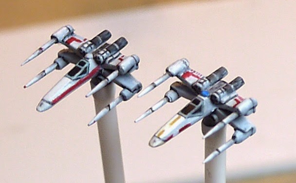 Rule 37: Armada : X-Wing half-squadron painted