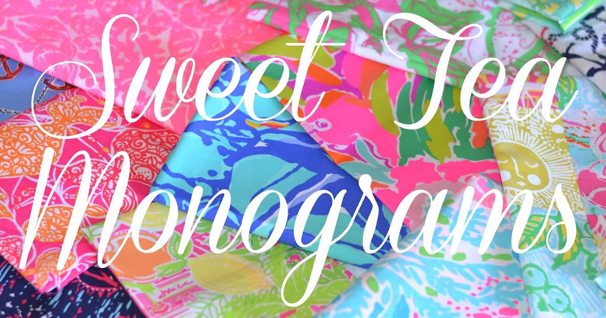 Sweet Tea Jubilee: Monogram Monday: Lilly Monograms