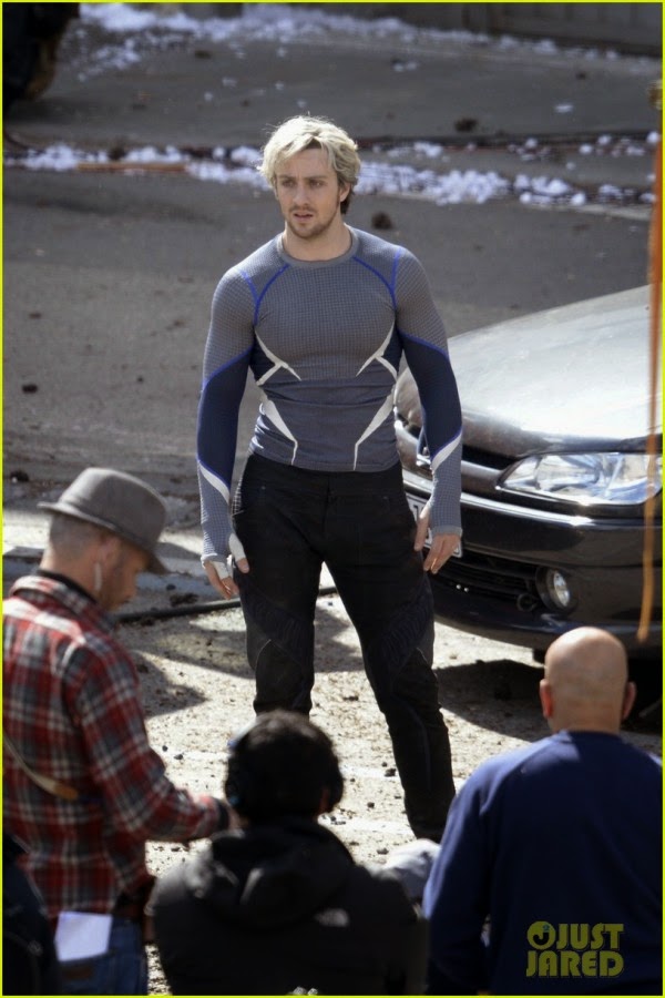 Fashion and Action: Quicksilver! Scarlet Witch! Hawkeye! Ultron ...