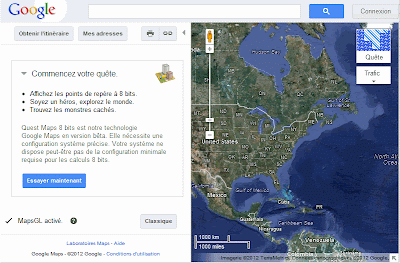 Le Québec perd la carte: Google Quest : Google Maps pour votre console ...