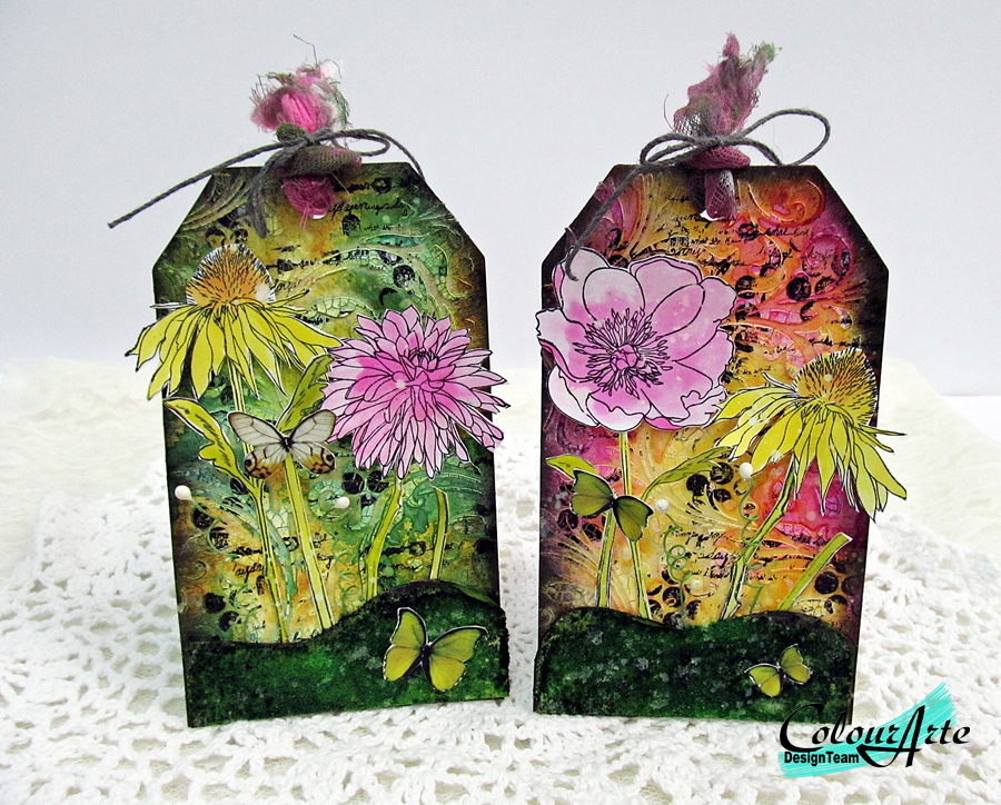 Kalalayaa's Art Stuido: Colorful tags for Colourarte