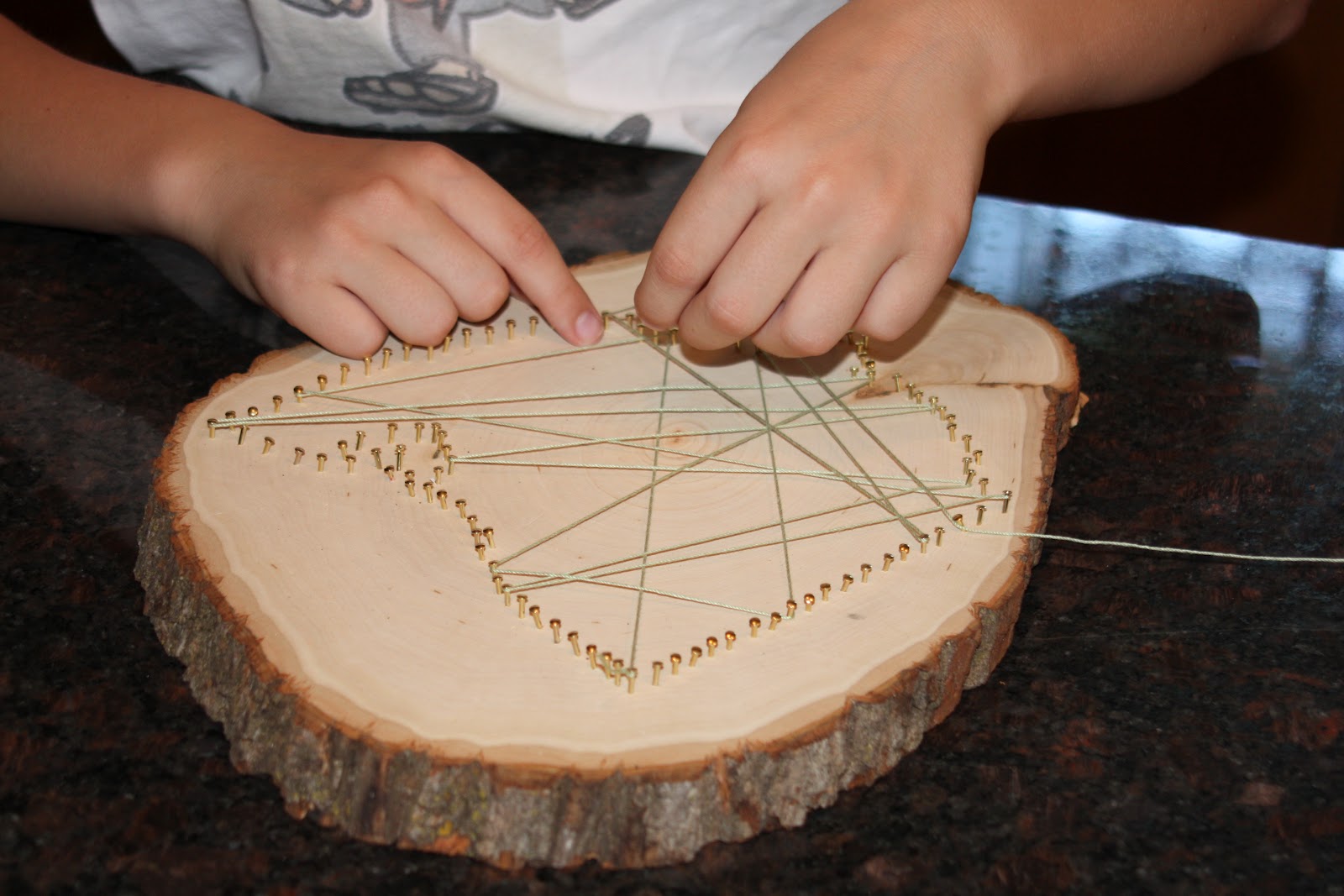 Feel LOVD Everyday: What I Made Wednesday {My Hometown String Art}