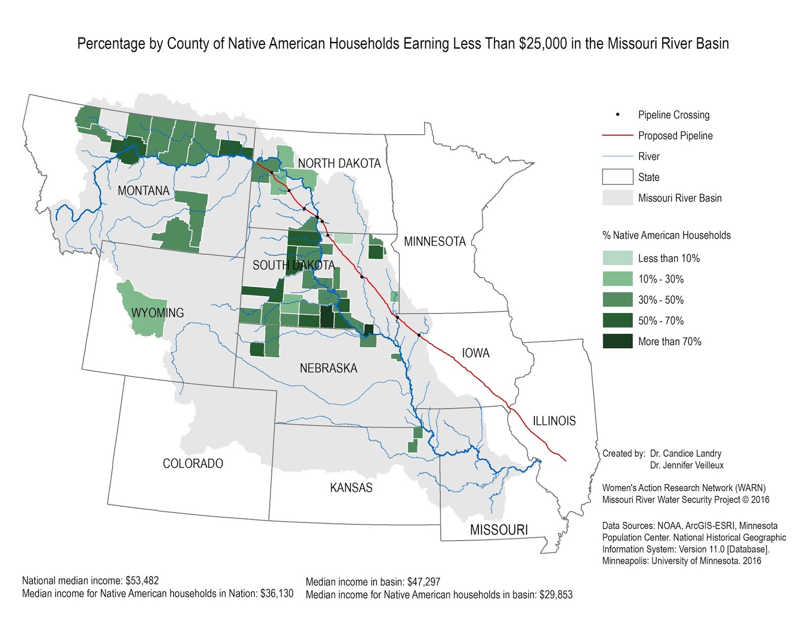 The Way of Water: Income Maps of the Native Americans Living in the ...
