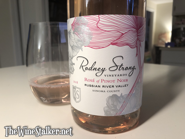 Wine Quickie: Rodney Strong Rosé of Pinot Noir 2018 ~ The Wine Stalker