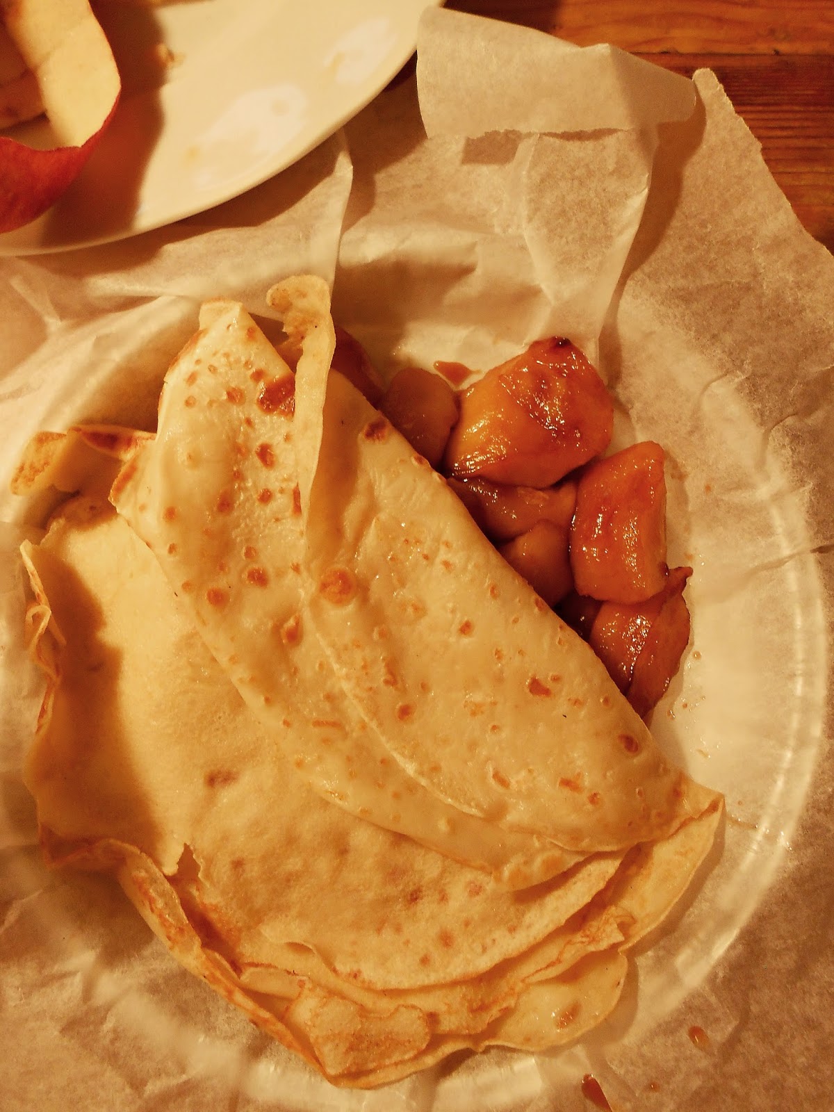 An all-pancake lunch