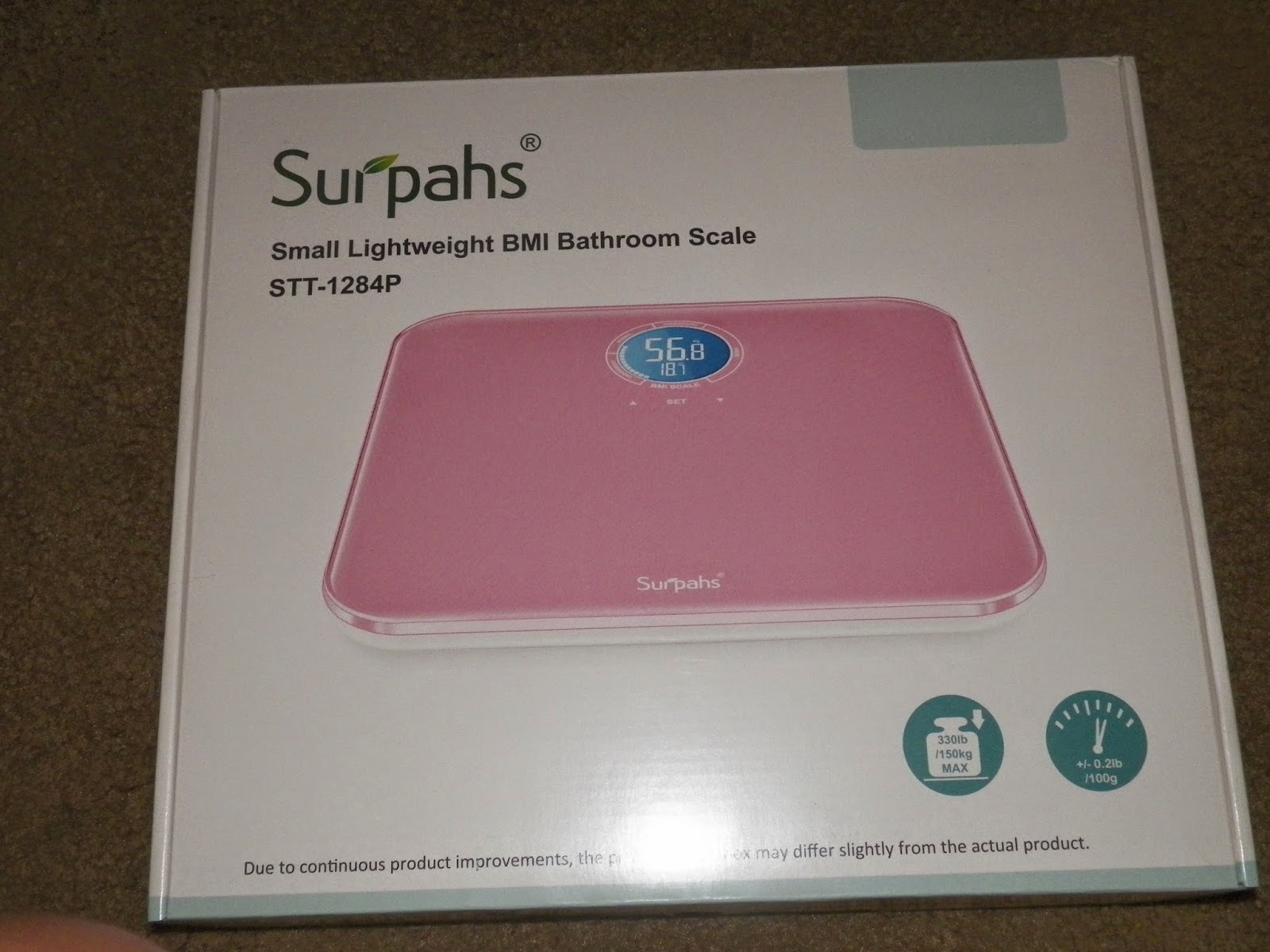 mygreatfinds: Surpahs Shiny Small Lightweight Digital Bathroom Scale Review