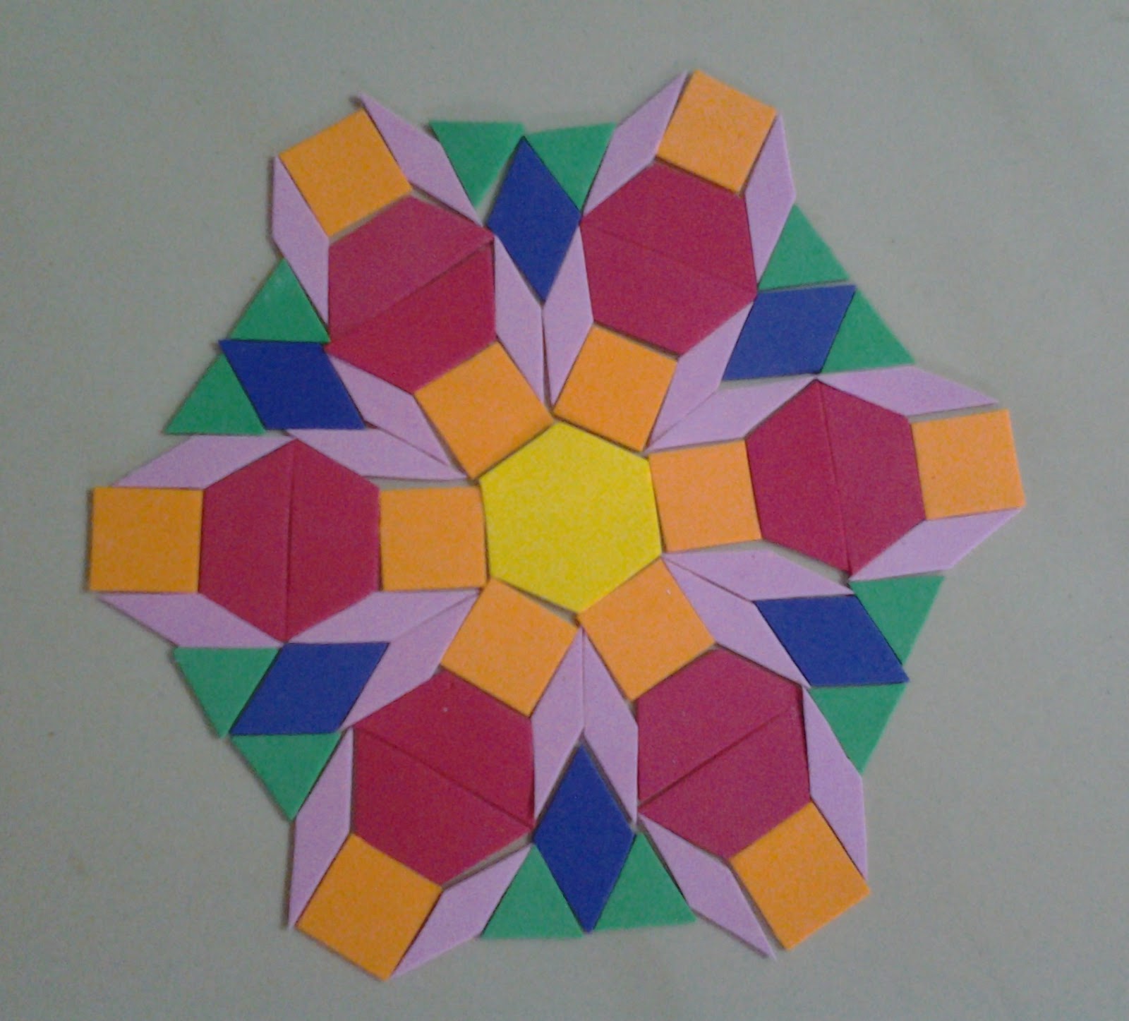 Mom-The First Teacher: DIY Foam Pattern Blocks